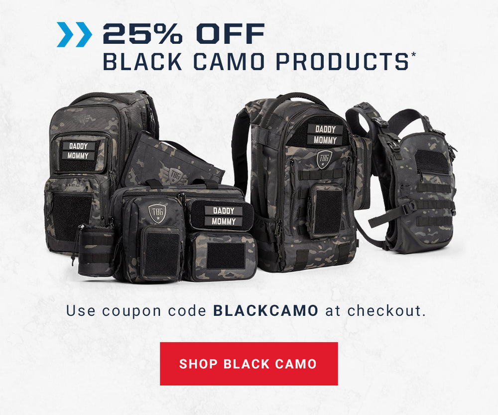 Military and Tactical Style Diaper Bags for dad | Tactical Baby Gear