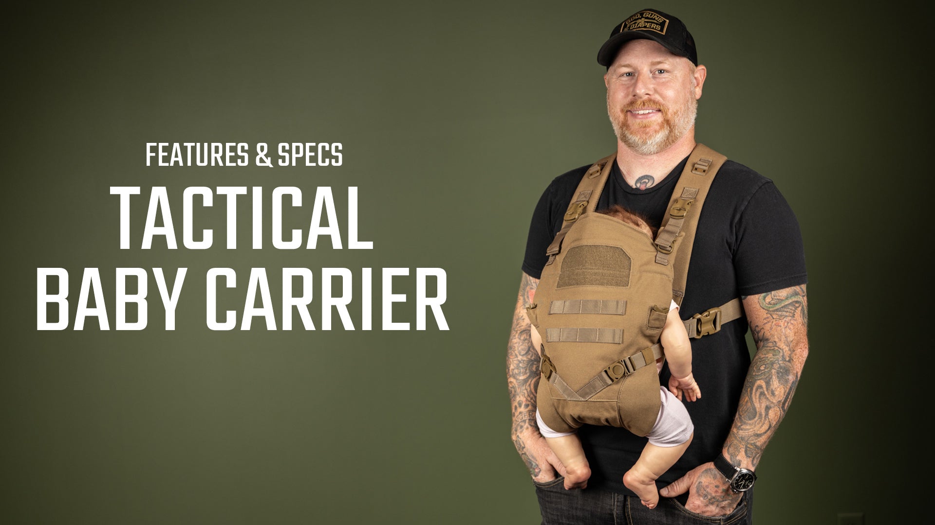 Expedition Diaper Bag + Baby Carrier Bundle by TBG – Tactical Baby Gear