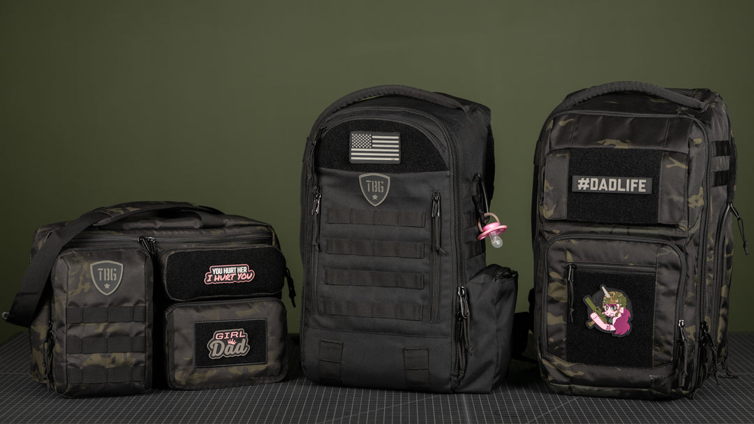 Military and Tactical Style Diaper Bags for dad | Tactical Baby Gear