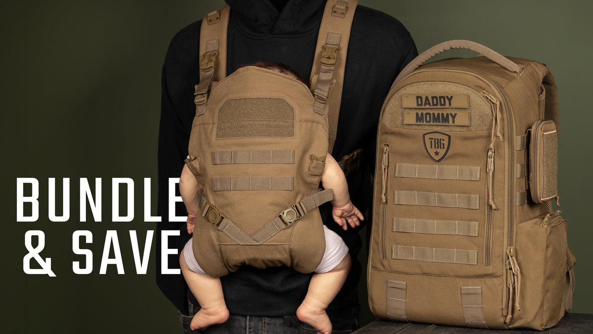 Military and Tactical Style Diaper Bags for dad | Tactical Baby Gear