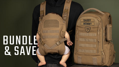 Military and Tactical Style Diaper Bags for dad | Tactical Baby Gear