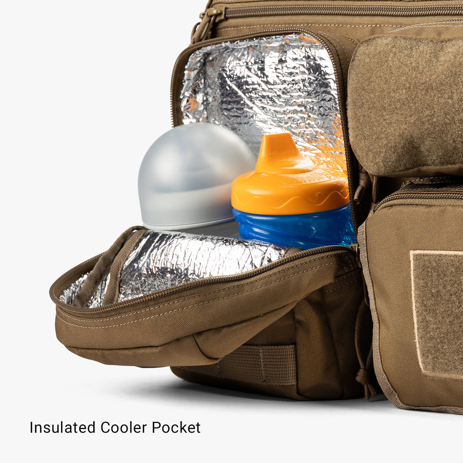 Deuce Diaper Bag + Baby Carrier Bundle by Tactical Baby Gear