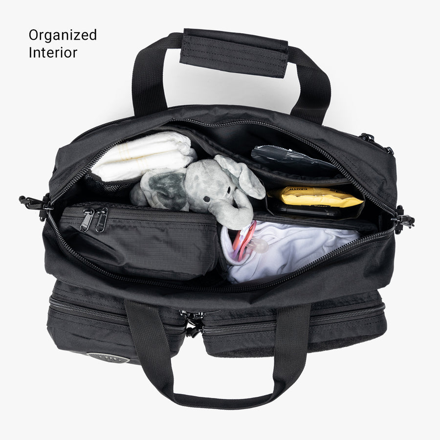 Deuce Diaper Bag + Baby Carrier Bundle by Tactical Baby Gear