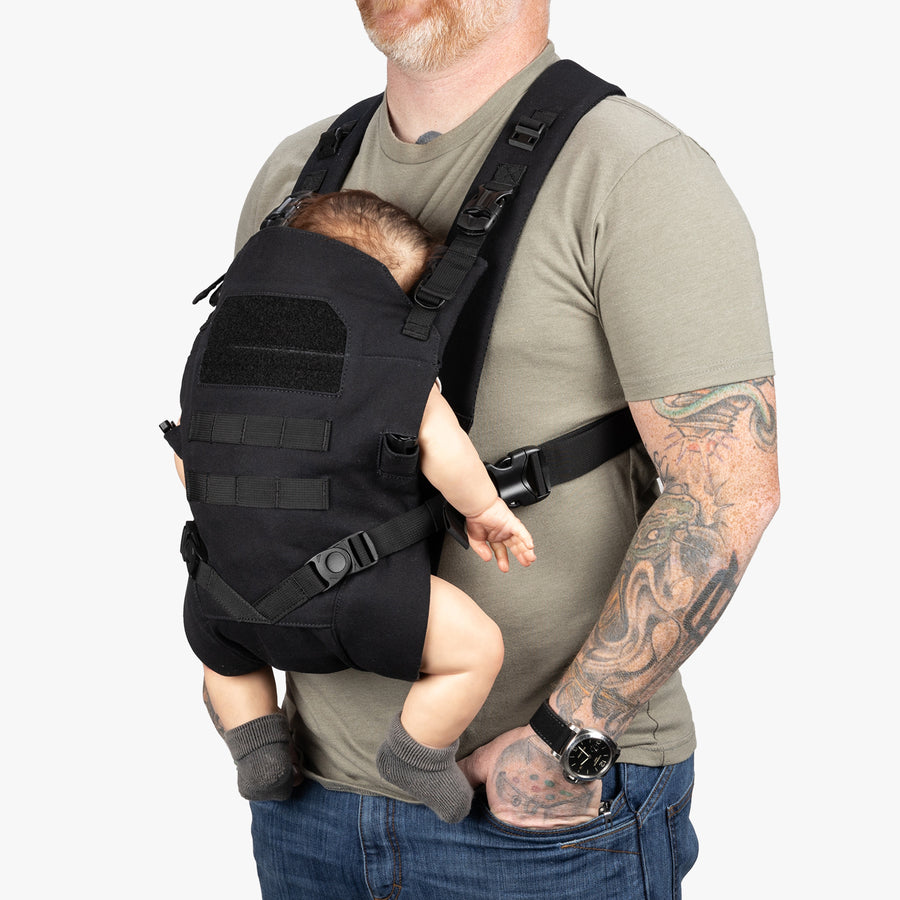 Deuce Diaper Bag + Baby Carrier Bundle by Tactical Baby Gear