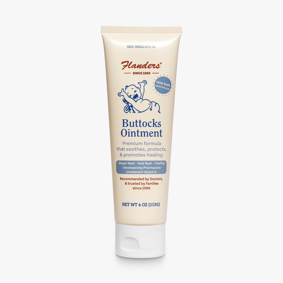 Flanders Buttocks Ointment - Soothing Diaper Rash Relief Since 1986 ...