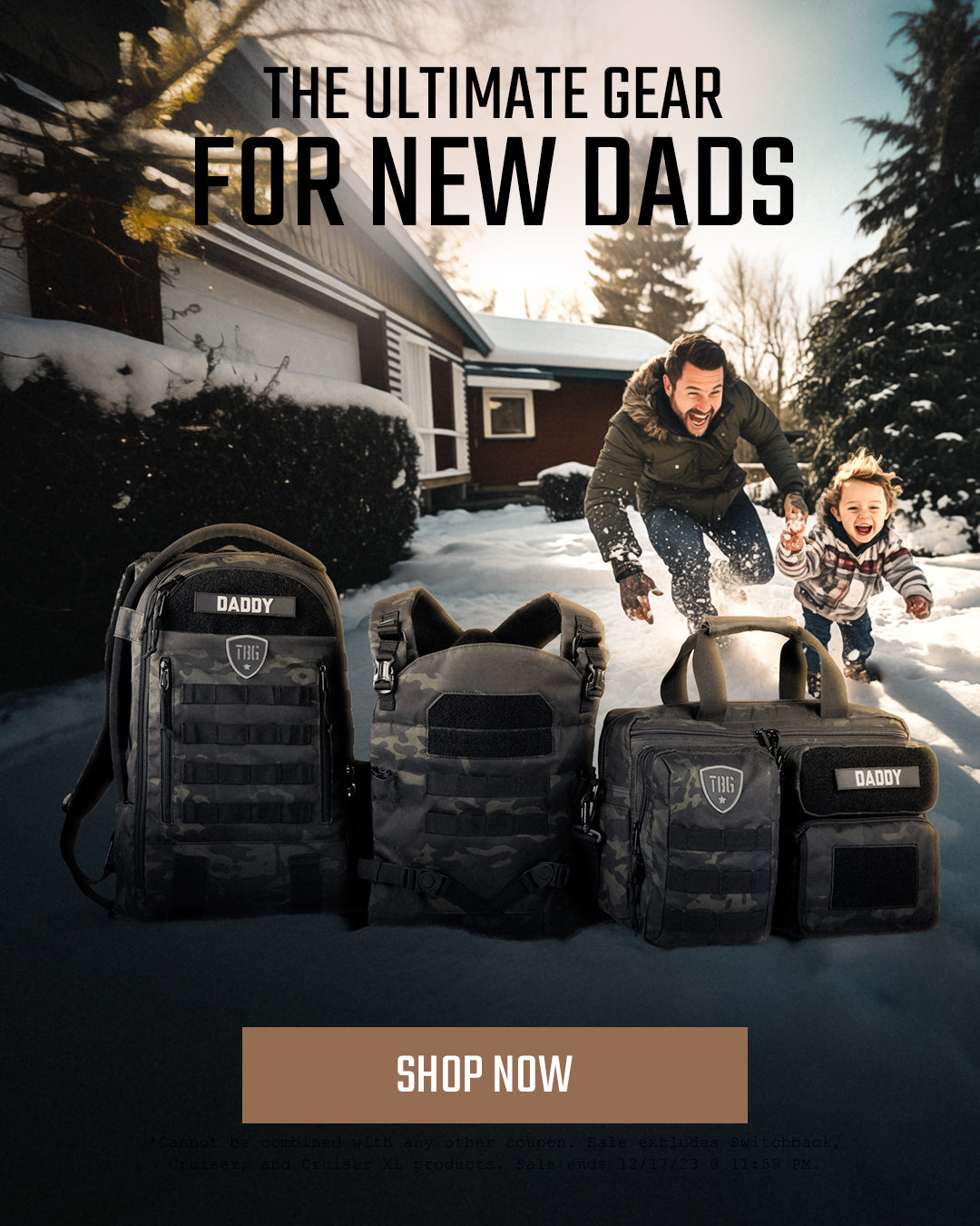 Military and Tactical Style Diaper Bags for dad | Tactical Baby Gear