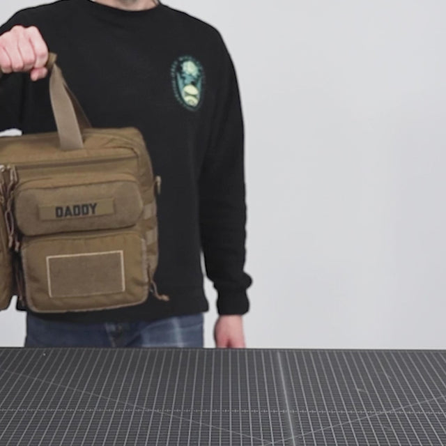 Durable Deuce Tactical Diaper Bag with Changing Mat - Lifetime Warranty ...