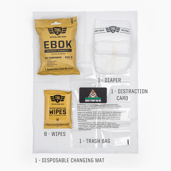 Diaper Changing Kit | Emergency Blowout Kit(EBOK) | Tactical Baby Gear